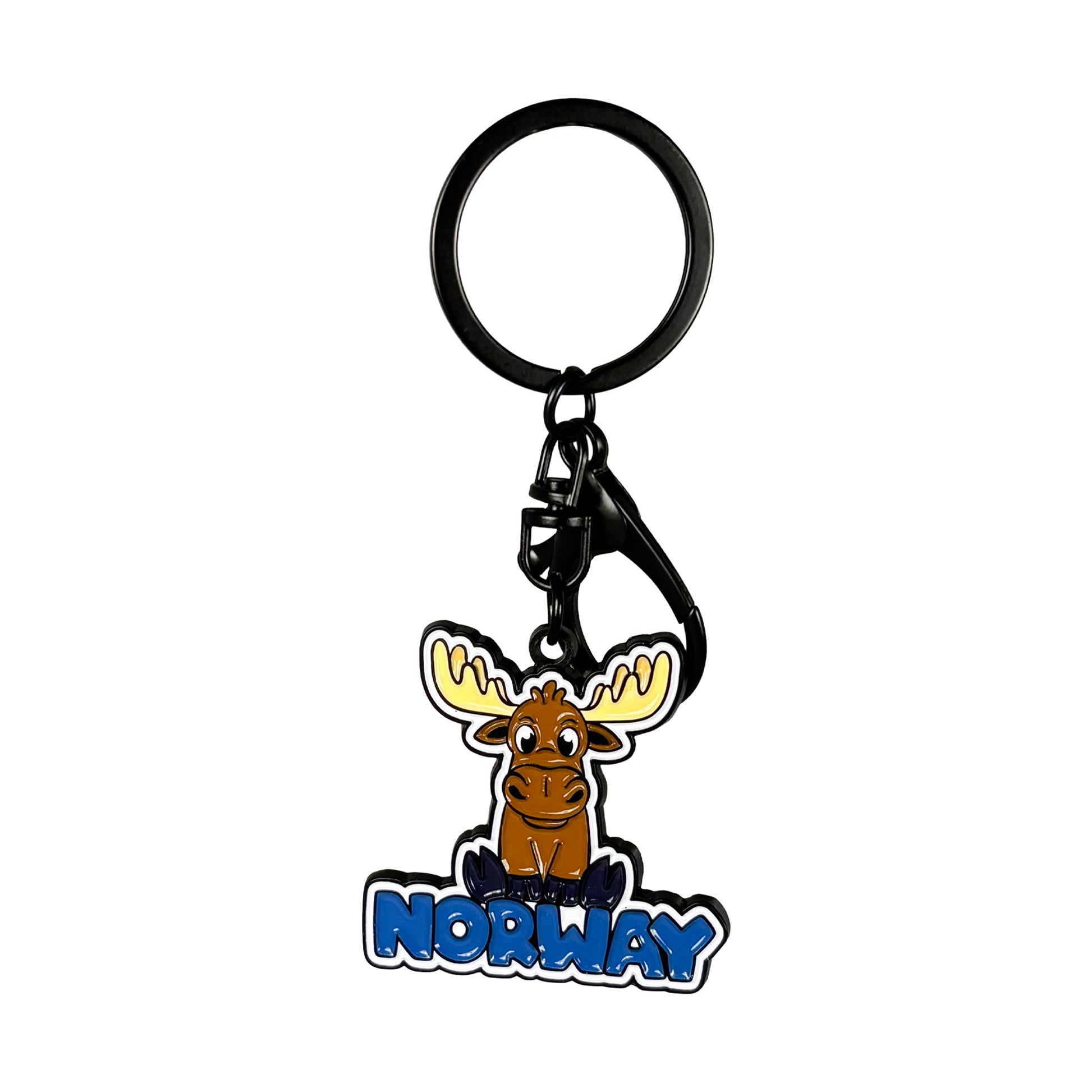 Keychain Norway Moose Brown Fråga ChatGPT – Ola Nesje Souvenirer